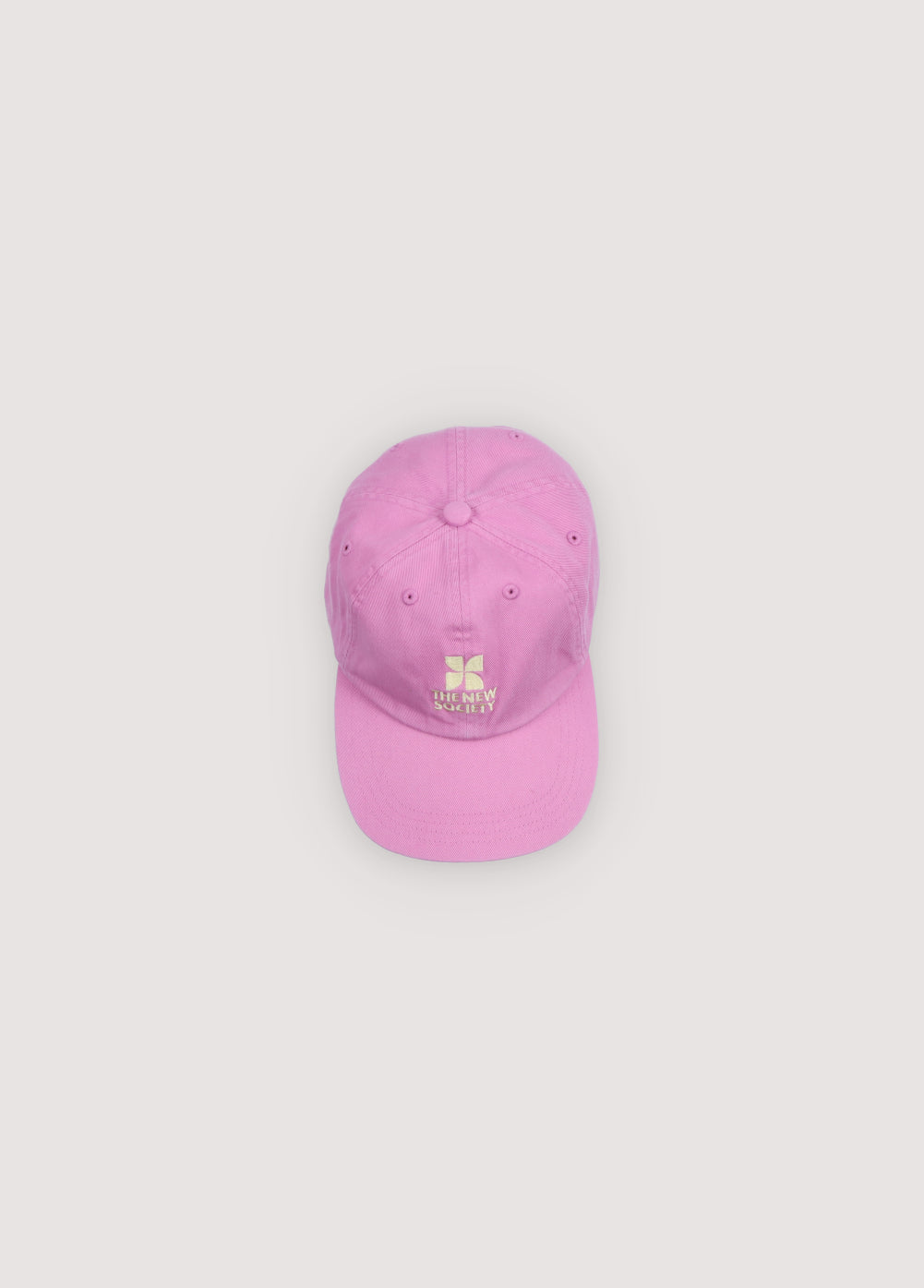 The New Society Logo Cap Pink Lavander | Gilukids.com